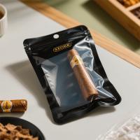 China Zipper Bag Customizable Moisturizing Cigar Mylar Tobacco Packaging Temperature Controlled Printing Holographic Plastic PE for sale
