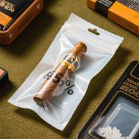 China Zipper Bag Customizable Moisturizing Cigar Mylar Tobacco Packaging Temperature Controlled Printing Holographic Plastic PE for sale