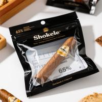 China Zipper Bag Customizable Moisturizing Cigar Mylar Tobacco Packaging Temperature Controlled Printing Holographic Plastic PE for sale