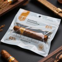 China Zipper Bag Customizable Moisturizing Cigar Mylar Tobacco Packaging Temperature Controlled Printing Holographic Plastic PE for sale