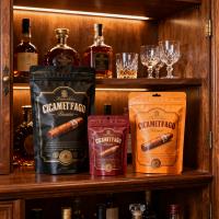 China Pet Vmpet Pe Material Structure Zip Lock Top Custom Printed Food Grade Stand Up Mylar Bag Packaging Cigar Tobacco Bag Recyclable for sale