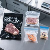 China Customized Size and Thickness Transparent 3 Side Sealed PET VMPET Food Grade Mylar Bag Fresh Keeping Storage Fruit Coffee Milk for sale