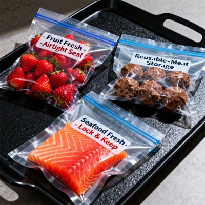 China Customized Size and Thickness Smell Proof Bags Printed Vacuum Food Storage Bags Custom Logo Small Batch Packaging Plastic Bags for sale
