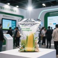 China Custom Order UV Printed Moisture Insect Resealable Melan Seeds Corn Packaging Bag Holographic Aluminum Foil Spot Logo Embossed Protective Bag for sale