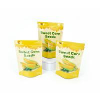 China Accepted Logo PE Plastic 3 Side Seal Ziplock Bag Vegetable Fruit Seed Packaging Gravure Printed Bottom Gusset Packaging for sale