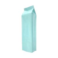 China Custom Order Aluminum Foil Pouch Smell Proof Center Sealed Accordion Valve Resealable Plastic Bags Bread Coffee Beans Packaging for sale