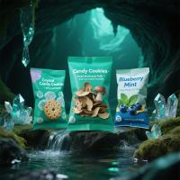 China Gravure Printing Customized Food Grade Pure Aluminum Middle Sealed Bag Packaging Potato Chip Biscuit Small Snack Plastic Bag for sale