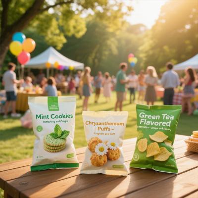 China Custom Order Smell Proof Heat Seal Accordion Bag Aluminum Foil Packaging for Flavored Potato Chips Nuts Biscuit Plastic Mylar Bags for sale