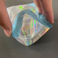 China Zipper Sealing Clear Window Smell Proof Resealable Mylar Bags 3.5x4.7 Inch Custom Order Food Storage Jewelry Electronics Party for sale