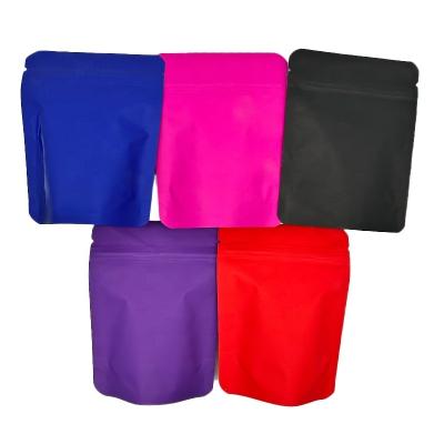 China LDPE Plastic Stand Up Mylar Retort Pouch Frosted Colorful Plain Printing Customers Requirements Packaging Milk Jelly for sale