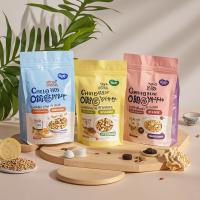 China Custom Order Recyclable Biodegradable PET Coffee Snack Bags Stand Up Pouch Packaging with Window Nut Food Packaging Odor Free for sale