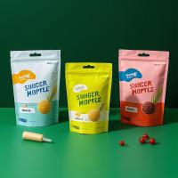 China Food Snacks Packaging Customized Biodegradable Stand Up Pouch Resealable Zipper Lock Holographic Polyester Film Plastic Bag for sale