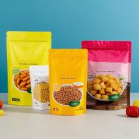 China Food Snacks Packaging Customized Biodegradable Stand Up Pouch Resealable Zipper Lock Holographic Polyester Film Plastic Bag for sale