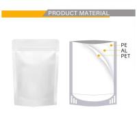 China Recyclable Polyester Film Bag Plastic Bag Aluminum Foil Window Industrial Food Packaging Self Supporting Mylar Bag for sale