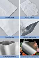 China Recyclable Polyester Film Bag Plastic Bag Aluminum Foil Window Industrial Food Packaging Self Supporting Mylar Bag for sale