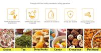 China Recyclable Polyester Film Bag Plastic Bag Aluminum Foil Window Industrial Food Packaging Self Supporting Mylar Bag for sale