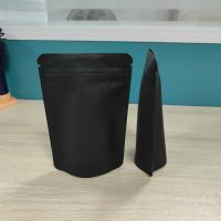 China Zipper Bag Spot Delivery Fast Touch Film 9x135cm Black Packaging Plastic Bag Smell Proof Stand Up Pouch Seal Packaging for sale