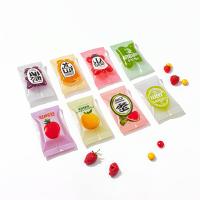 China Food Snack Packaging Custom Logo Printed Recyclable Three Side Seal Plastic Mylar Bags for Beverages Jellies Liquids for sale