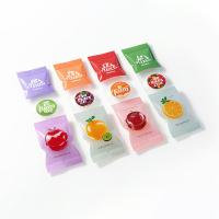 China Food Snack Packaging Custom Logo Printed Recyclable Three Side Seal Plastic Mylar Bags for Beverages Jellies Liquids for sale