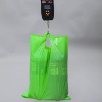 China Retort Pouch Plastic Bags Large Capacity Die Cut Handle Printed Personalized Logo Customized Shopping Bags CPE Material for sale