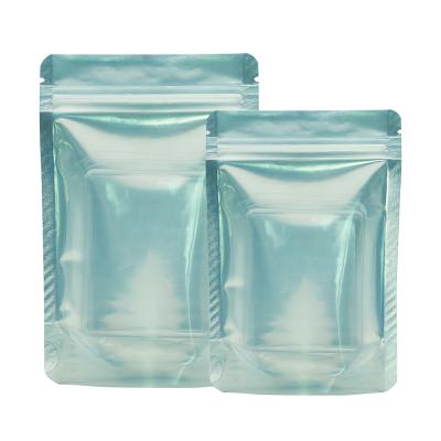China Gravure Printing Zipper Top Resealable Food Packaging Transparent Plastic Tray Aluminum Mylar Film Bag Biodegradable 4x5 4x6 Inch for sale
