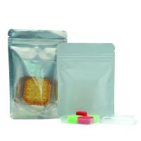 China Gravure Printing Zipper Top Resealable Food Packaging Transparent Plastic Tray Aluminum Mylar Film Bag Biodegradable 4x5 4x6 Inch for sale