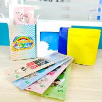 China Custom Order Biodegradable PE Packaging Bags Smell Proof Mylar Bag Printing OEM Service Accepted Various Food Grade Color Card Boxes for sale