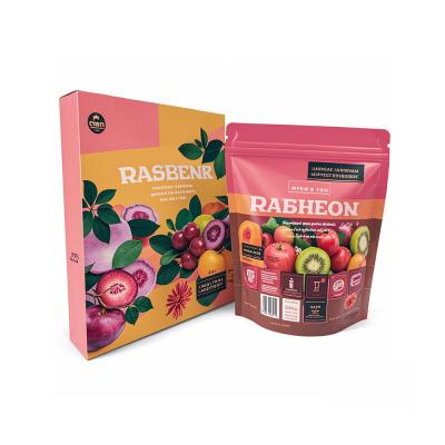 China OEM Service Accepted Food Packaging Printed Custom Mylar Bag Die Cut Standup Bag with Resealable Zipper 35 Polyester Film for sale