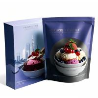 China Custom Order Stand Up Pouch Custom 35 Mylar Bag Paper Box Flower Candy Cookie Gummy Packaging CR Die Cut Spot UV Zipper Window for sale