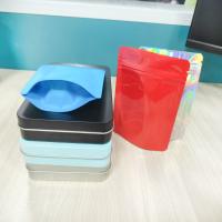 China PET VMPET PE Customized Reusable Ziplock Pouch Bag Metal Tin Box Packaging Printing Various Flavored Food Snacks Cigars for sale