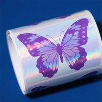 China Etching Printing Customized Special-shaped Self-adhesive Stickers OEM Service Accepted Waterproof 3D Vinyl Holographic Cartoon Animation for sale