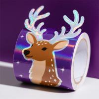 China Etching Printing Customized Special-shaped Self-adhesive Stickers OEM Service Accepted Waterproof 3D Vinyl Holographic Cartoon Animation for sale
