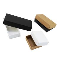 China Paperboard Custom White Paperboard Display Boxes Spot UV Embossing Top Bottom Covers Clothing Gift Various Displays Made Recycled Materials for sale