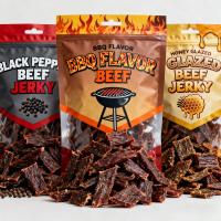 China Customized Color Reusable Recyclable PE Square Bottom Heat Resistant Gravure Printed Beef Jerky Packaging Bags with Zipper for sale