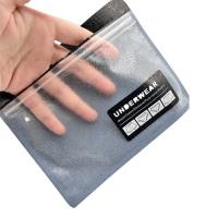 China Stand Up Pouch Custom Printing Clear Window Resealable Zipper Bags with Hang Hole Heat Sealing Perfect Underwear Towel Mask for sale