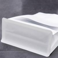 China Customized Size Biodegradable Brown Kraft Paper Bag Zipper Printed Food Packaging Plastic Snack Packaging Inner Aluminum Bag for sale