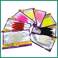 China PE Plastic Recyclable Custom Printed Tungsten Mullet Fishhook Bait Packaging Small Zip Lock Mylar Bag Fishing Lure Bag for sale