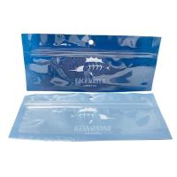 China Custom Size Accepted Top Zip Seal Fishing Lure Bag Resealable Packaging Custom Printed Soft Plastic Password Bag With Window for sale