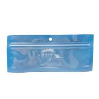 China Custom Size Accepted Top Zip Seal Fishing Lure Bag Resealable Packaging Custom Printed Soft Plastic Password Bag With Window for sale