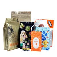 China Customized Size Food Grade Plastic Packaging Bag PET VMPET PE Material Structure Standing Zipper Lock for Pet Cat Litter Dog Feed for sale