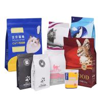 China Customized Size Food Grade Plastic Packaging Bag PET VMPET PE Material Structure Standing Zipper Lock for Pet Cat Litter Dog Feed for sale