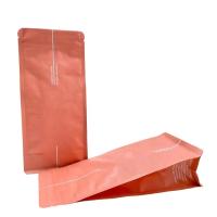 China Gravure Printing Eight Sides Seal Zipper Bag Flat Bottom Coffee Bean Pouch Sugar Packaging Recyclable Pet Food for Cats Dogs for sale