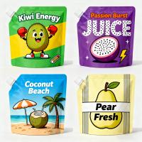China Food Industrial Customized Large Diameter Nozzle Bag Leak Proof Smell Proof Moisture Proof Stand Up Pouch Powder Granular Liquid Packaging for sale
