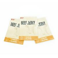 China Gravure Printing Custom Smell Proof Beef Jerky Packaging Bag Standing Holographic Mylar Foodgrade Packaging Plastic Bag Zipper for sale