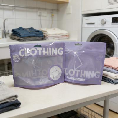 China Custom Order Clothes Paper Shopping Bag Printed T-shirt Packaging Plastic Bag Biodegradable Moistureproof Dustproof Self-sealing Mylar Bag Logo UV for sale