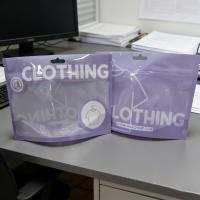 China Clothing Packaging Plastic Bag ECO Custom Moisture-proof Dust-proof Storage Underwear Pants Socks Dedicated Touch Film Mylar Bag for sale
