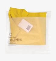 China Samples Offered Custom Logo Eco Recycled Transparent Wax Coated Paper Bags Self Adhesive Sealed Packaging Socks Clothing for sale