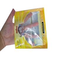 China Agriculture Industrial ZipperLock 3 Side Seal Fish Bait Feed Bag Printed Plastic Packaging Transparent Window Customized Logo for sale