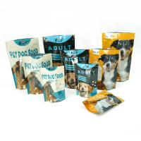China Customized Color Salad Packaging Plastic Bag Resealable Ziplock Pet Food Stand Pouch Mylar Bag Cat Dog Food 1kg 25kg for sale