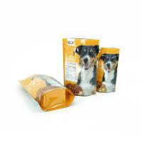 China Customized Color Salad Packaging Plastic Bag Resealable Ziplock Pet Food Stand Pouch Mylar Bag Cat Dog Food 1kg 25kg for sale